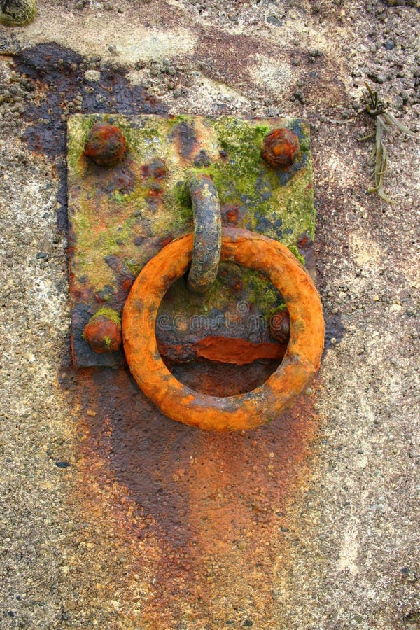 Rusty ring stock image. Image of seaside, link, sturdy - 1071535