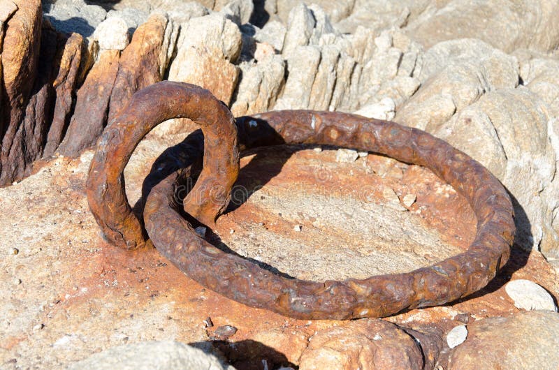 Rusty ring for anchor stock photo. Image of ancient, iron - 60501110