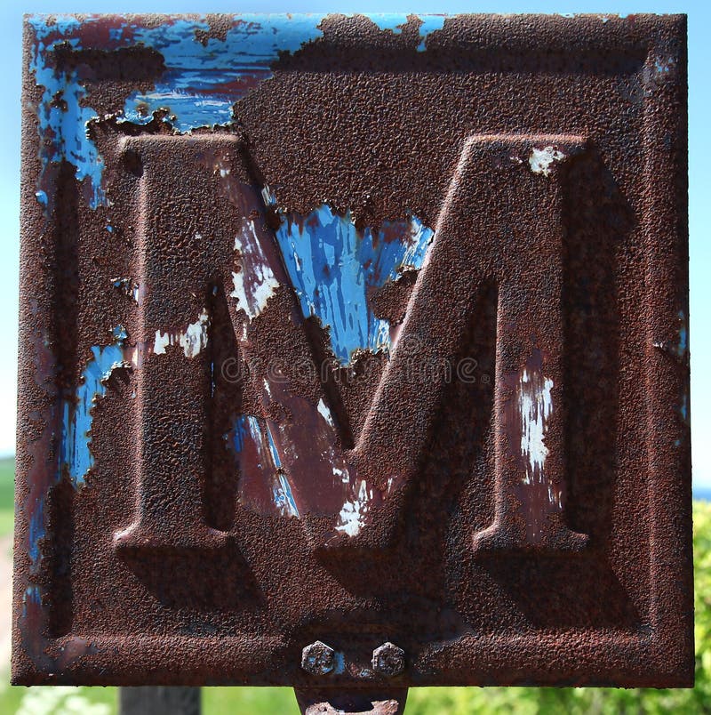 Rusty Road Sign stock photo. Image of directions, rusty - 19803616