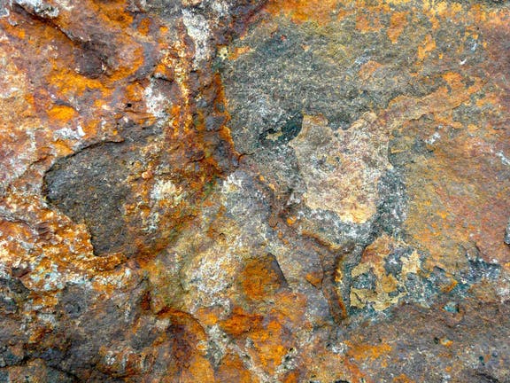Rusty Rock stock photo. Image of oxidized, scratches - 14635672