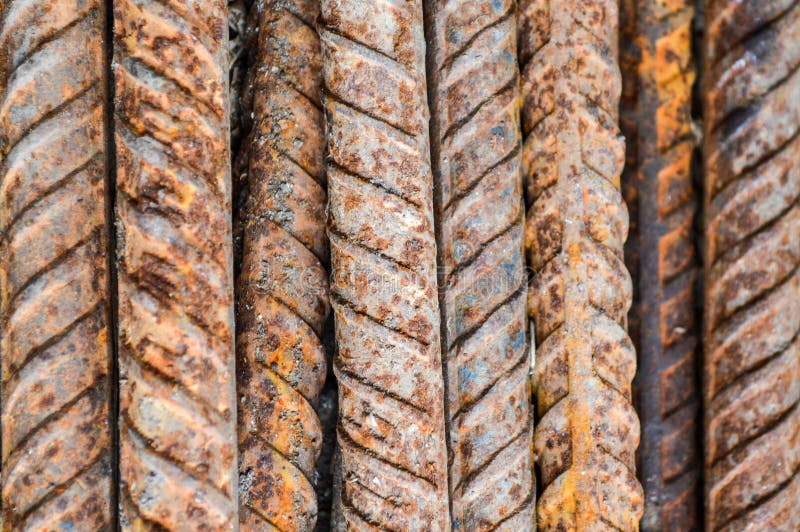 Rusty rods texture stock photo. Image of ragged, rail - 144557574