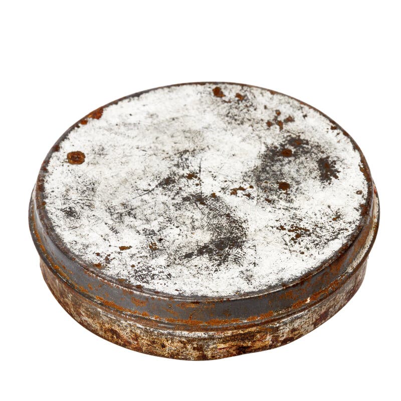 Rusty round metal plate stock image. Image of frame, closeup - 49509011