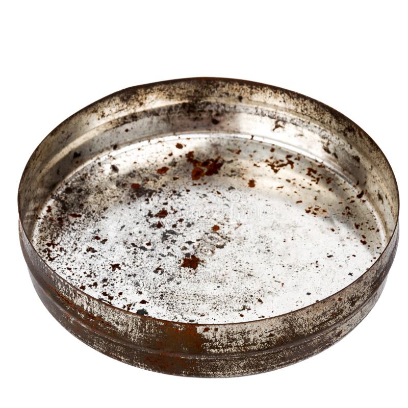 Rusty round metal plate stock image. Image of frame, closeup - 49509011