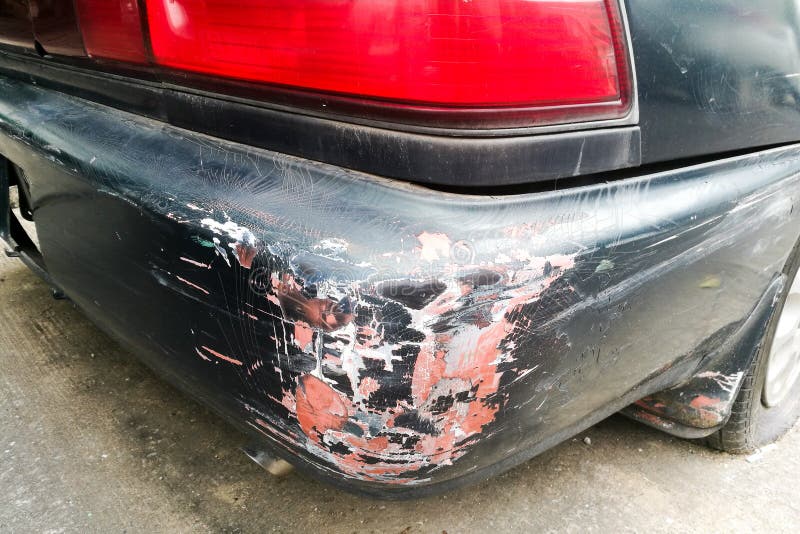 Rusty Ruined Automobile Car Bumper Stock Image - Image of vintage ...