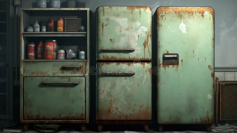 Rusty Rusted Refrigerators: Unreal Engine 5 Style with Environmental ...