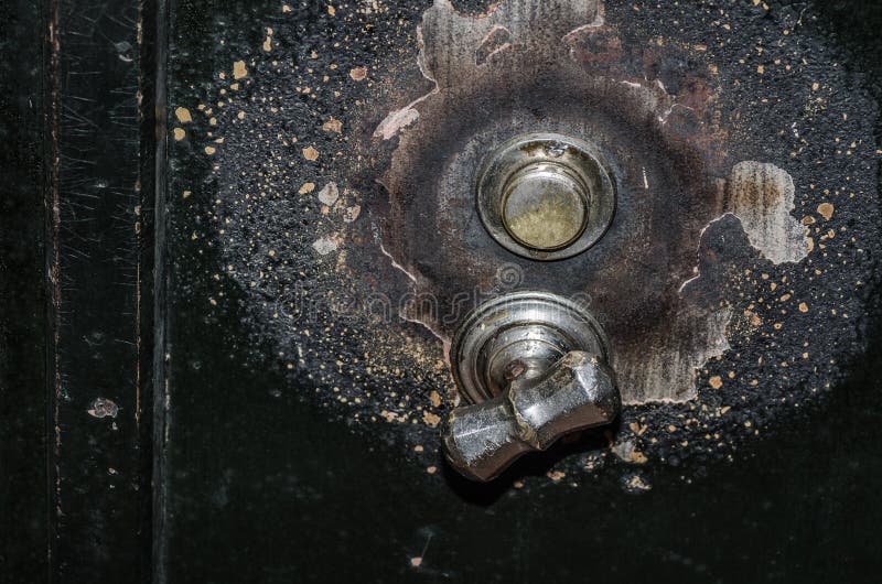 Rusty safe detail stock image. Image of industry, forget - 86687865