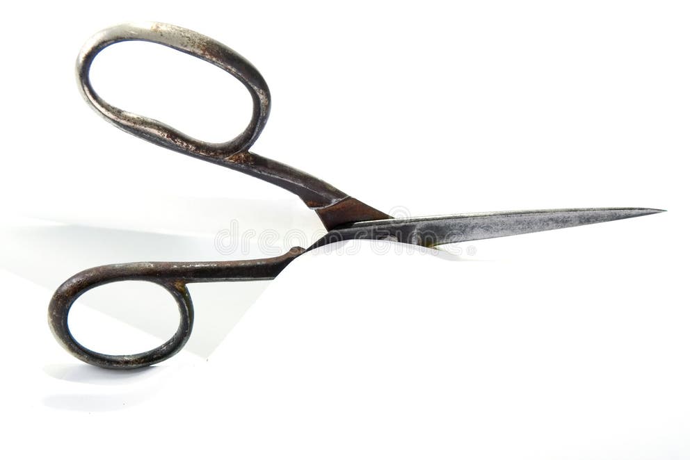Rusty Scissors stock photo. Image of tools, sharp, cuts - 23015944