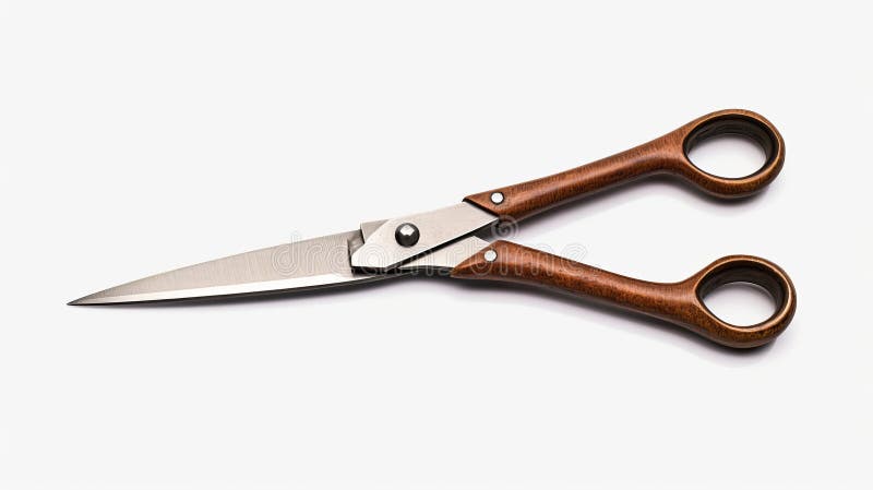 Rusty Scissors on a White Surface - Cut with Precision & Style Stock Photo - Image of sharp ...