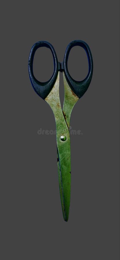 Rusty Scissors. Scissors are Very Susceptible To Rust. Stock ...