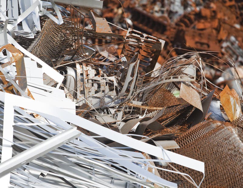 Rusty scrap stock image. Image of dump, copy, crumpled - 10930215