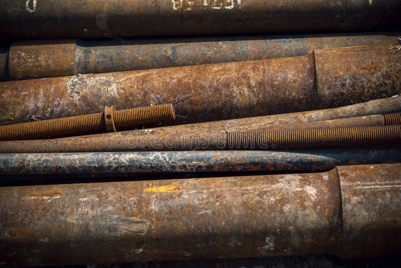 Scarp metal on a pile stock image. Image of background - 117455501