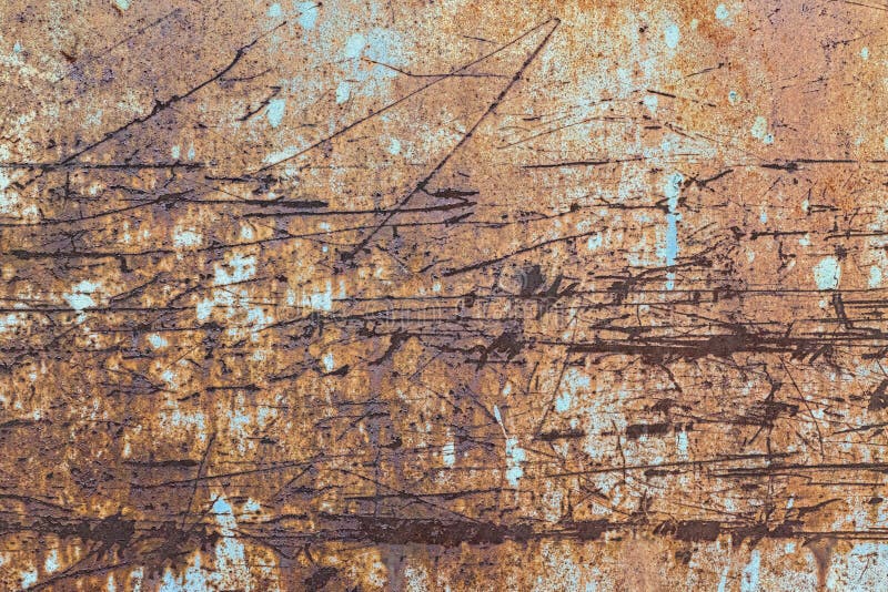 Oxidized Metal Plate Texture Stock Photo - Image of obsolete ...