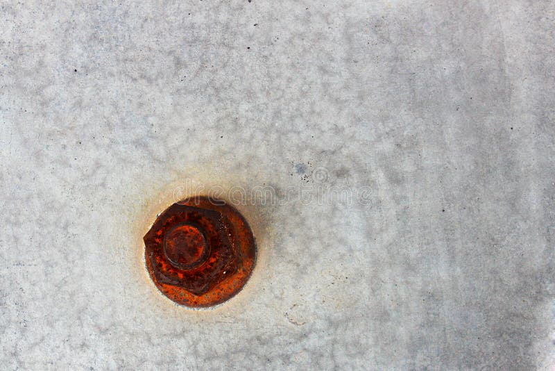 The Rusty Head on Concrete Floor Stock Image - Image of corrosion, head ...