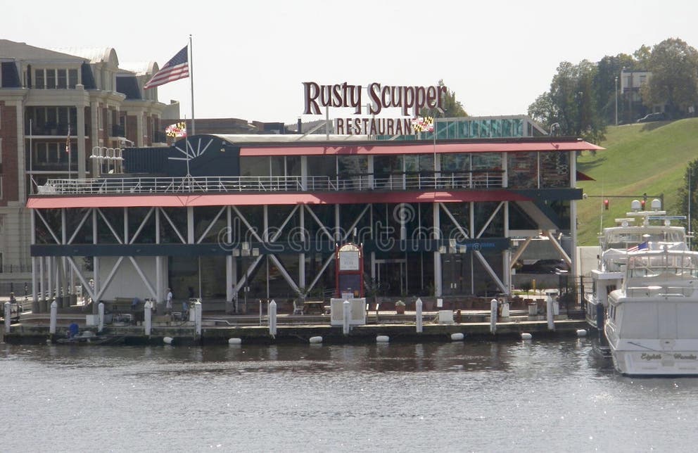Rusty Scupper Restaurant, Baltimore Maryland Redactionele Fotografie ...