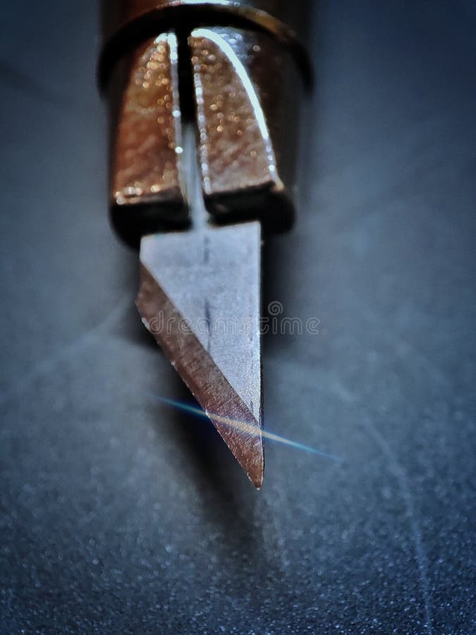 Rusty but Sharp Point Penblade Knife for Crafting Stock Image - Image ...