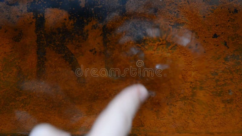 Rusty Sheet of Metal in the Water. Stock Footage - Video of ragged ...