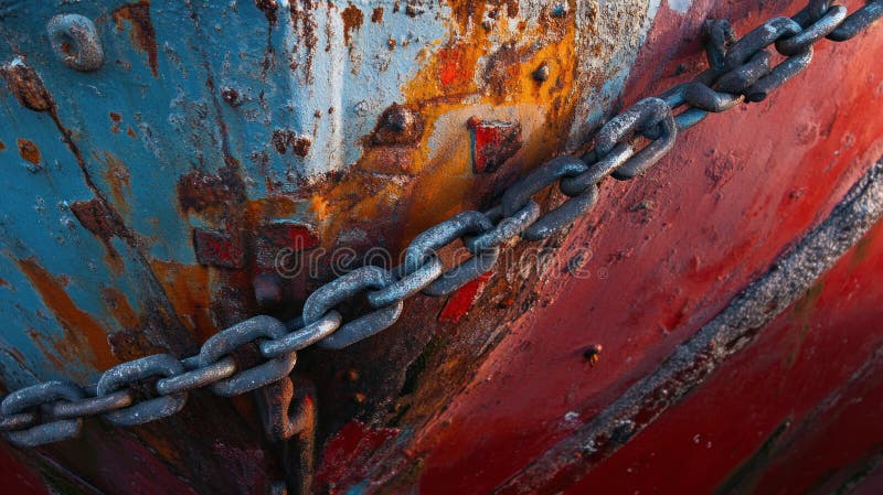 Rusty Ship Hull Detail stock illustration. Illustration of blue - 382000204