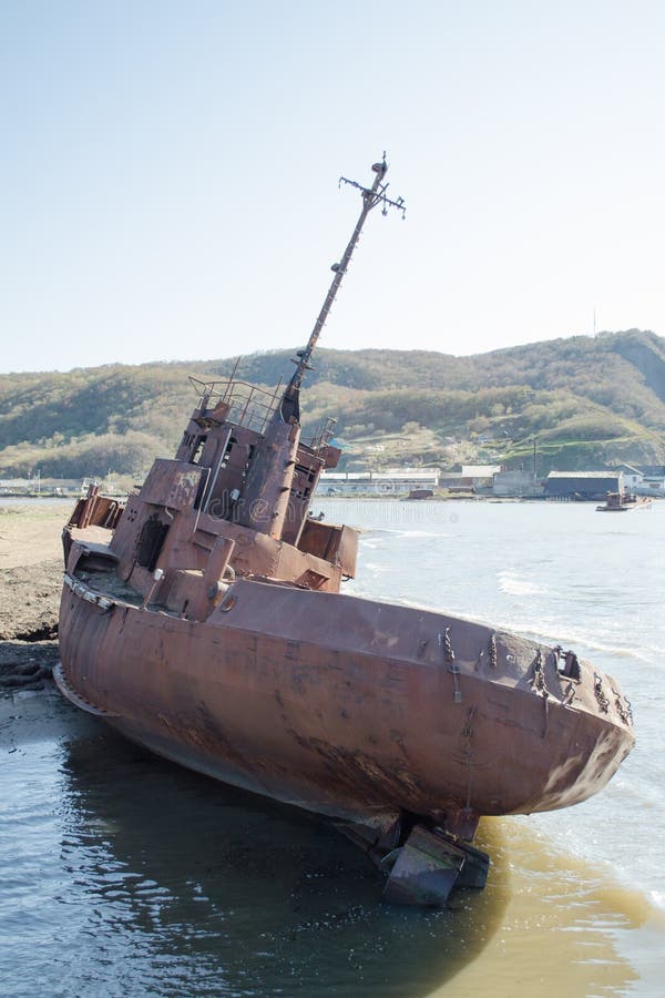 Rusty ship stock image. Image of ship, iron, crash, locations - 41164889