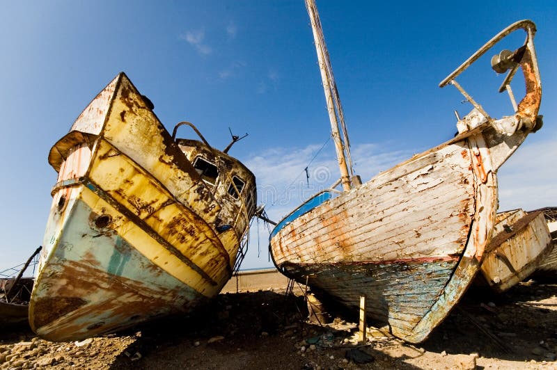 Rusty ships stock image. Image of aground, ocean, disposal - 566827