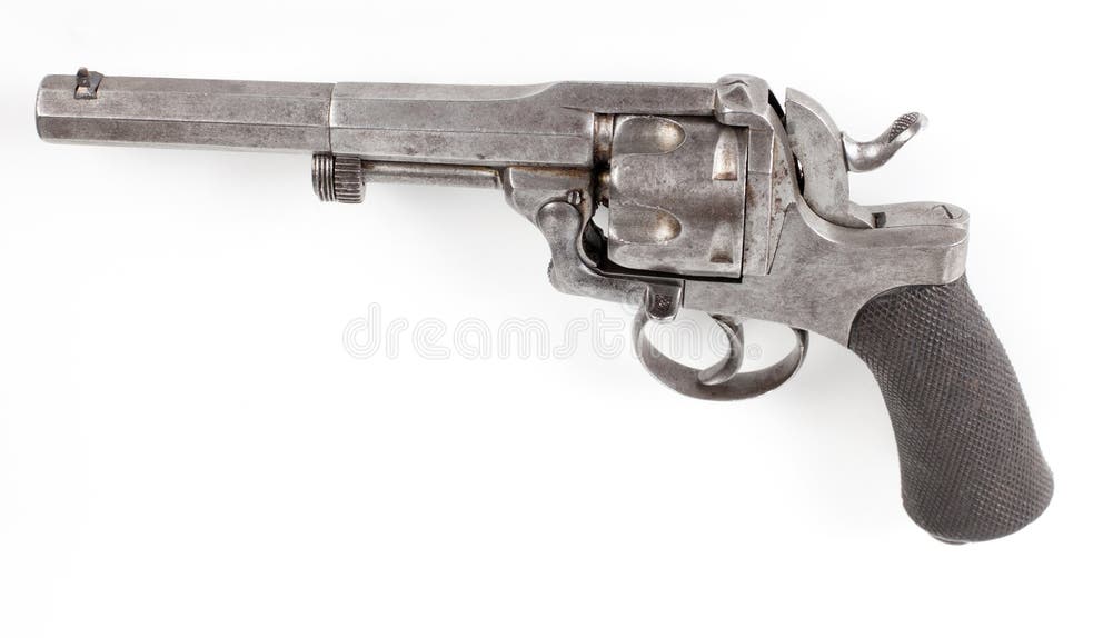 Rusty silver pistol stock image. Image of history, guard - 24055995