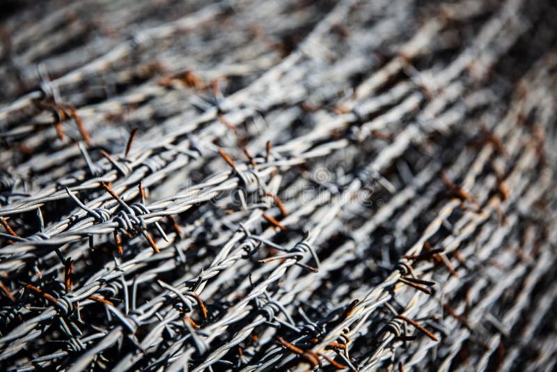 Rusty Silver Wires on a Stack Stock Image - Image of nail, artful ...