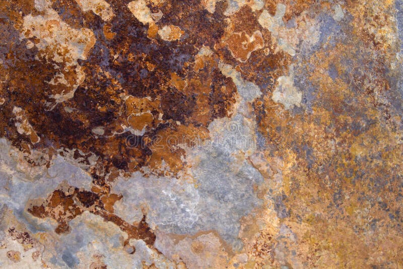 Rusty Slate Stone Tile Texture Stock Image - Image of grey, corroded ...