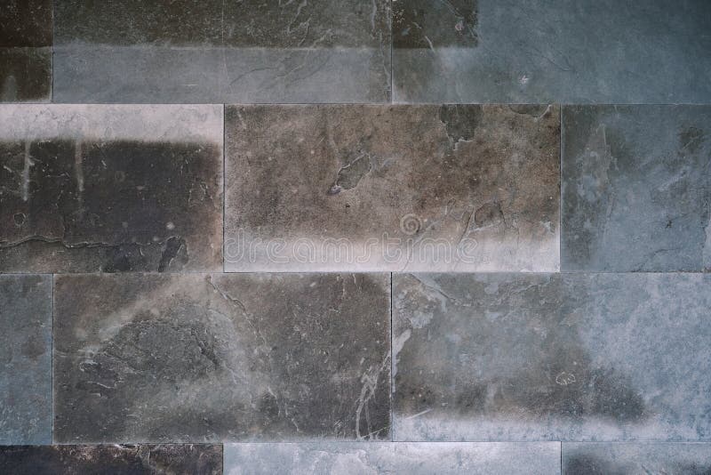 Rusty Slate Stone Tile Texture Stock Image - Image of grey, corroded ...