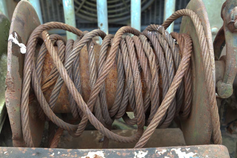 Rusty sling chain stock image. Image of linkage, fastening - 22882199