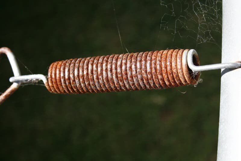 Rusty spring stock image. Image of depth, trampoline, rust - 4149259