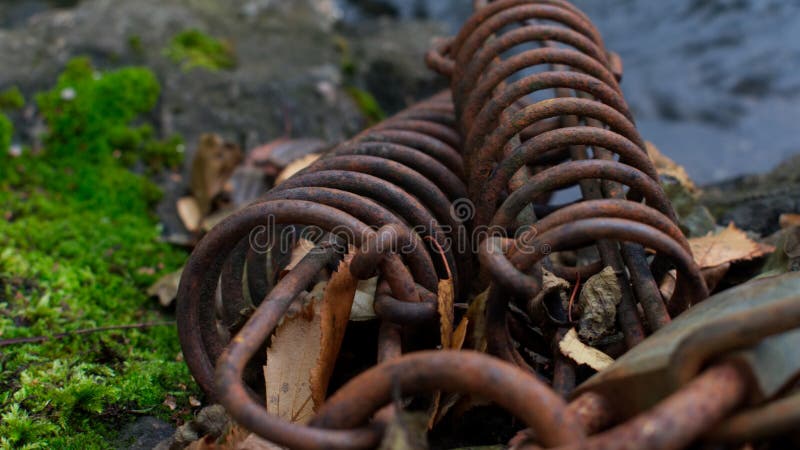 Rusty Old Bed Springs stock photo. Image of antique, rotten - 73049736