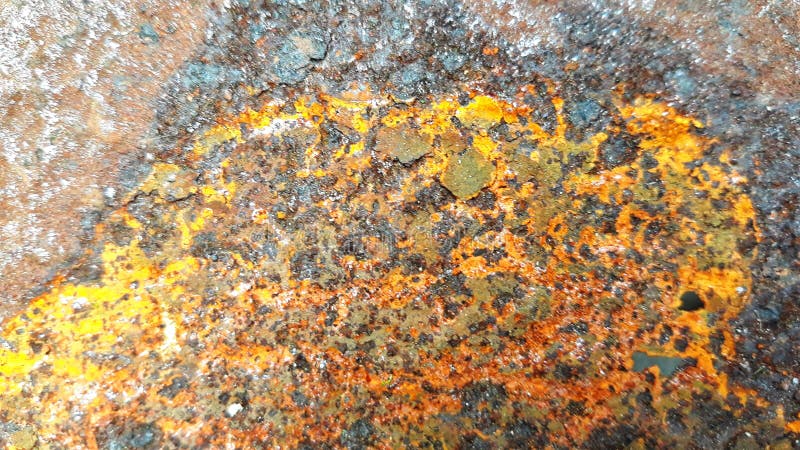 Rusty Stained Metal As Background. Stock Photo - Image of abstract ...