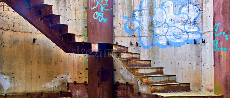 Rusty stairs stock photo. Image of stage, rung, stairs - 53901650