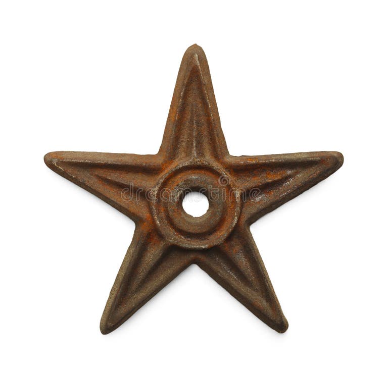 Rusty Star stock photo. Image of isolated, rusty, white - 56171246