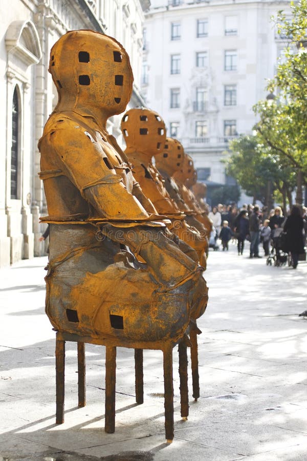 Rusty statues editorial stock photo. Image of grungy - 100795328