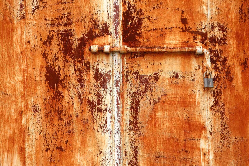 Rusty steel stock image. Image of door, metal, scrap, texture - 4640627