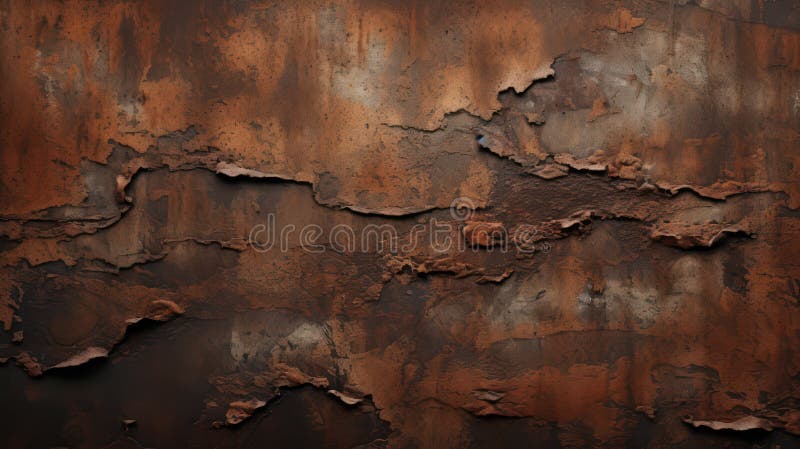 Rusty Steel Background Created with Generative AI Stock Illustration ...