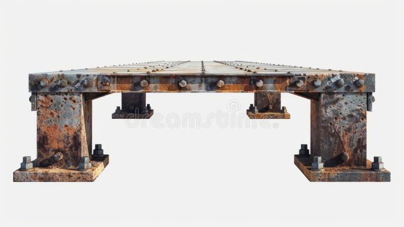 Rusty Steel Bridge Support Structure during Daylight Stock Photo ...
