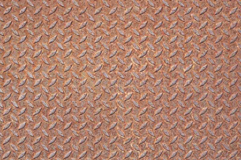 Rusty Steel Floor Plate, Seamless Stock Photo - Image of steel ...