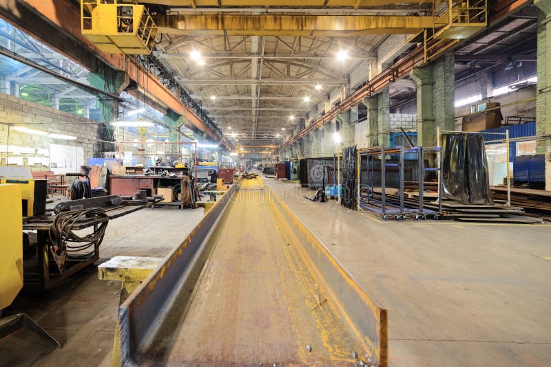 Rusty steel I-beams. stock image. Image of frame, weld - 84150705