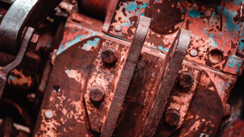 Rusty Steel Joints Texture Background Stock Photo - Image of abstract ...