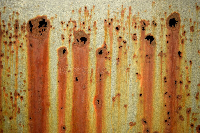 The Rusty Steel Damage in Factory Stock Image - Image of rust, iron ...