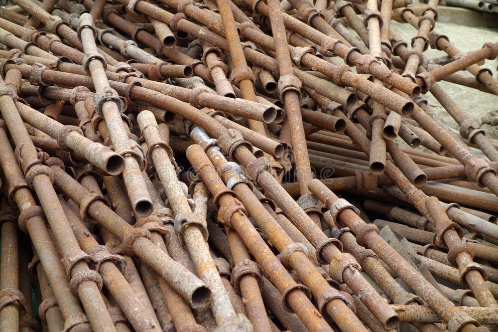 Rusty steel pipe stock photo. Image of architectures - 28234622