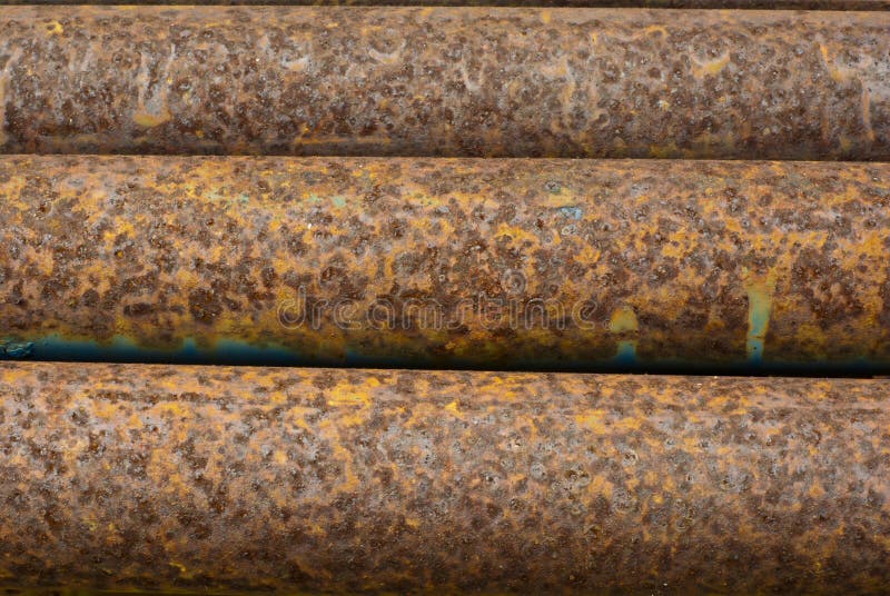 Rusty steel pipes stock image. Image of scrap, round - 74013997