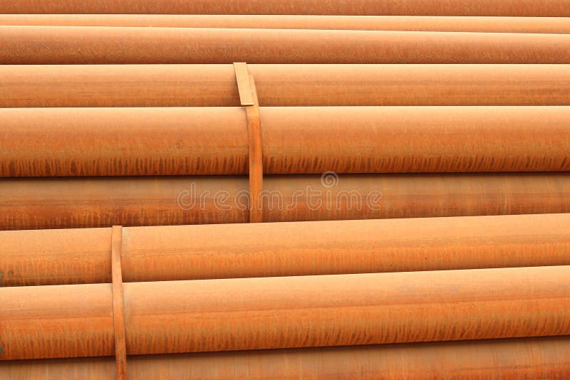 Rusty steel tube stock image. Image of pipe, texture - 24788755