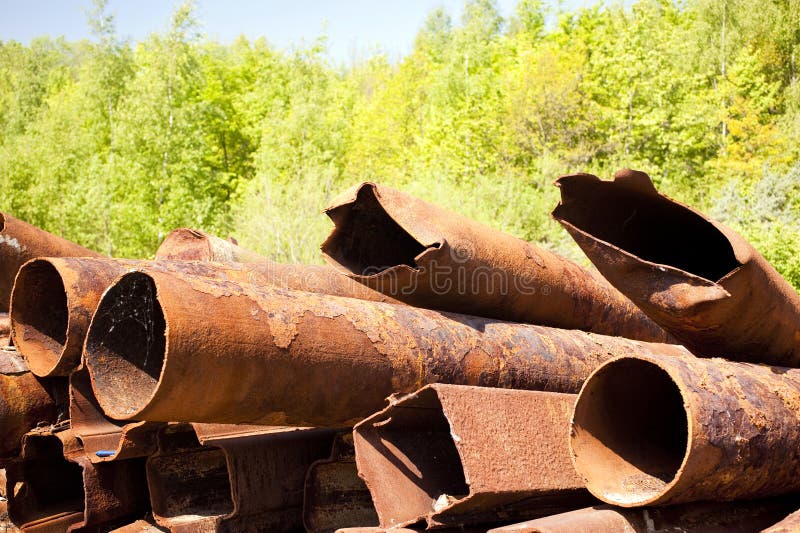 Rusty Steel stock photo. Image of tube, corroded, scrap - 39301282