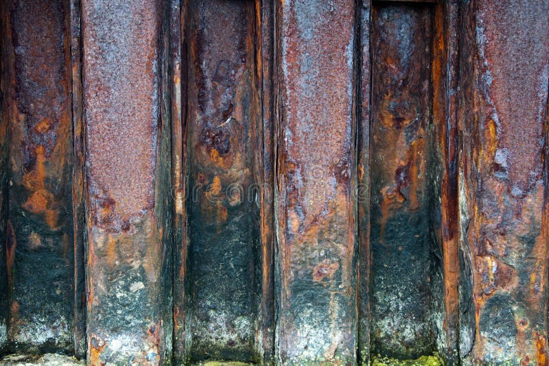 Rusty steel wall stock image. Image of rust, ironwork - 13791601