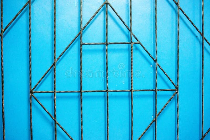 Rusty Steel Wire Mesh on the Brick Background Stock Image - Image of ...