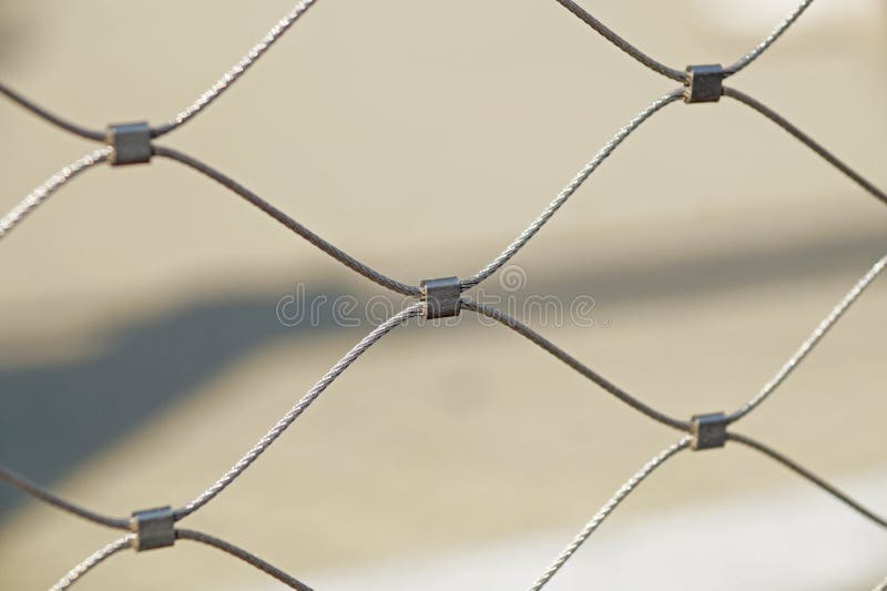 Rusty Steel Wire Mesh Fence,soft Focus Stock Photo - Image of security ...