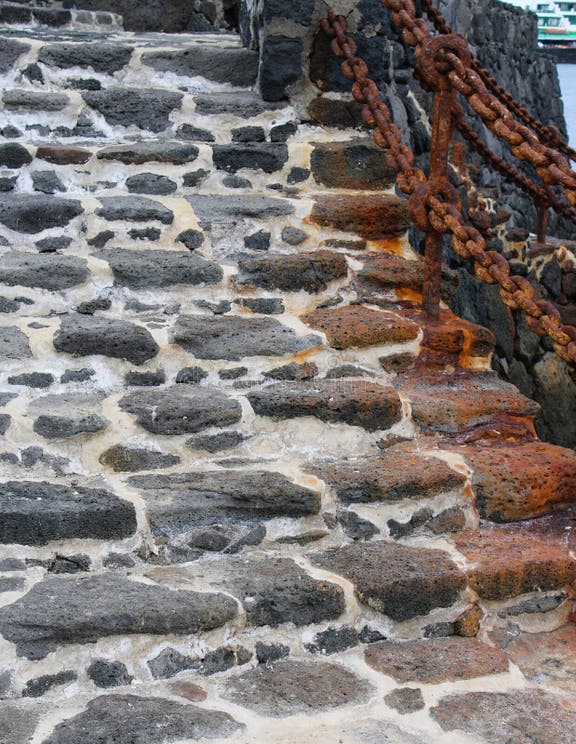 Rusty Steps stock photo. Image of stair, marine, waterfront - 54624788