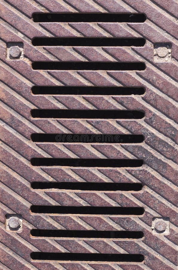 Street Gutter with Water Flow on Tiled Sidewalk at Rainy Day ...